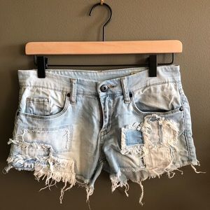 Blank NYC | Shorts | Blank Nyc Bleach Wash Distressed Denim Jean Shorts ...
